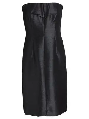 Sportmax Sleeveless Metallic Bodycon Dress - Black