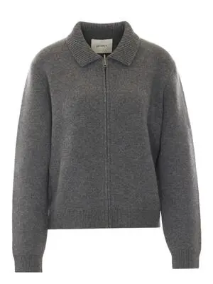 LISA YANG LISA YANG Front Zip-Up Cardigan