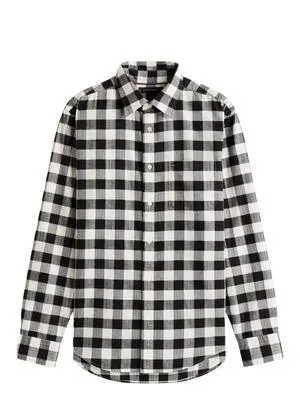 Tommy Hilfiger Blackwhite Gingham Longsleeve Shirt - Gray