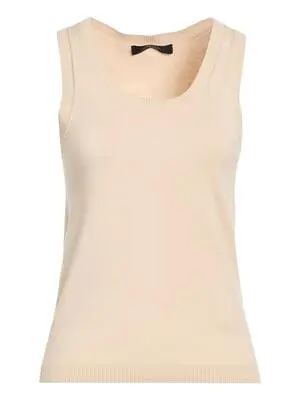 Max Mara MAX MARA Sleeveless Knit Top Beige