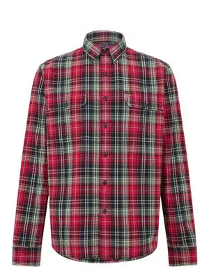 Polo Ralph Lauren Long-sleeve Flannel Patterned Shirt - Red