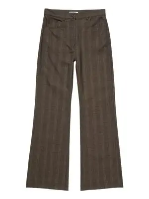 Acne Studios ACNE STUDIOS Wool Check Trousers Brown/black