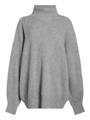 Sportmax Ribbed Turtleneck Sweater - Grey