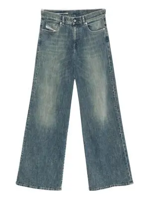 DIESEL® Faded Flared Jeans - Denim