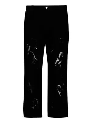 Burberry Straight-leg Trousers - Black