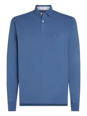 Tommy Hilfiger Long Sleeve Polo Shirt - Blue
