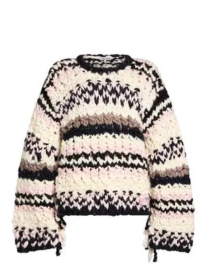 GANNI GANNI Multicolored Wool Knit Sweater