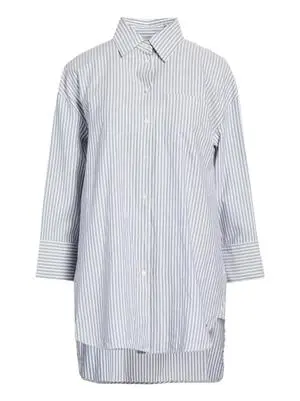 Max Mara Striped Long-sleeve Shirt - Blue