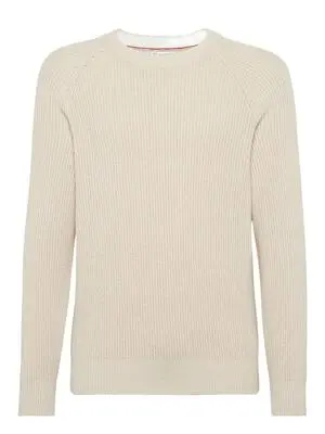 Brunello Cucinelli Crewneck Knitted Jumper - Nude