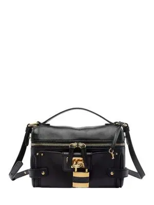 Chloé Paddington Clutch Bag With Gold-tone Hardware - Black