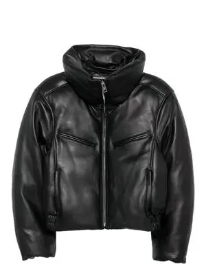 Alexander Wang Padded Funnel Neck Jacket - Black