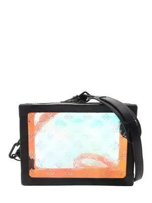 LOUIS VUITTON Monogram Soft Trunk Crossbody Bag - Black