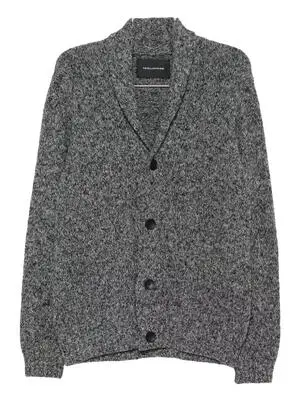 Tagliatore Shawl Collar Cardigan - Grey