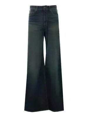 TRUE AVENUE Clara Flared Jeans - Blue