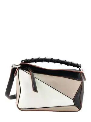 LOEWE LOEWE Puzzle Edge Bag Leather Small Crossbody Bag