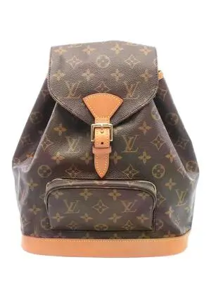 LOUIS VUITTON Monogram Montsouris Mm Backpack - Brown