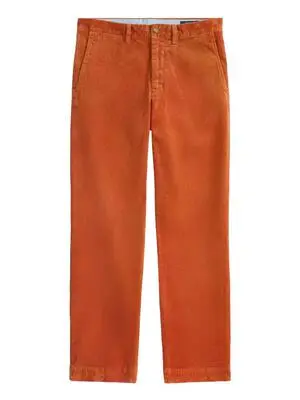 Polo Ralph Lauren Bedford Straight Fit Corduroy Trousers - Orange
