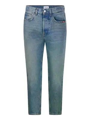 AMISH SUPPLIES Jeremiah Washed Cropped Jeans - Blue