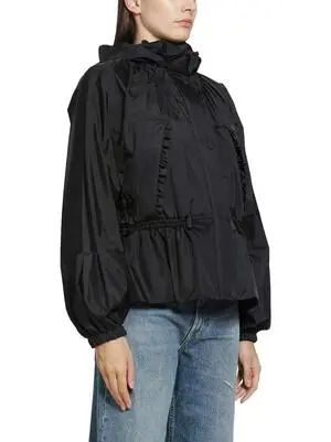 MONCLER Moncler Imaginaire Hooded Parka With Ruffle Trim