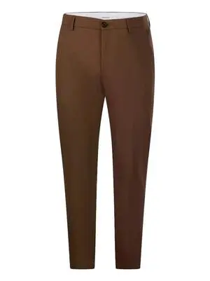 DEPARTMENT 5 Tailored Pressed-crease Trousers - Brown