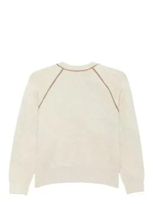 MARANT ETOILE Loriby Logo-patch Sweater - Neutrals