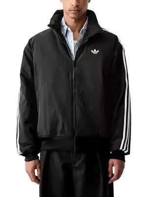 Adidas Firebird Logo-embroidered Track Jacket - Black