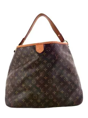 LOUIS VUITTON Monogram Canvas Mm Hobo Bag - Brown