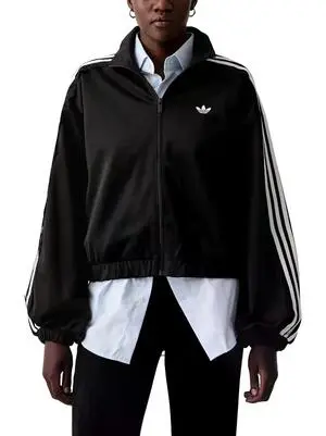 ADIDAS ADIDAS Lace-Trimmed High Neck Track Jacket