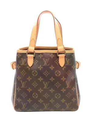 LOUIS VUITTON Monogram Batignolles Handbag - Brown
