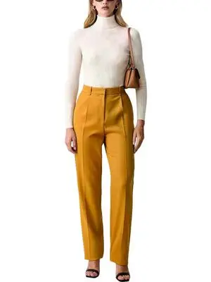 Elisabetta Franchi Elisabetta Franchi Logo-Embroidered Ribbed-Knit Sweater Neutrals