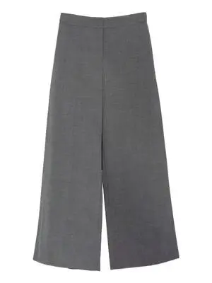 JUUN.J Buckled Wide-leg Trousers - Grey