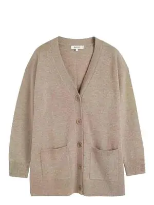 Chinti & Parker CHINTI & PARKER V-Neck Button-Front Cardigan Neutrals