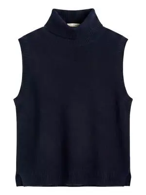 CHINTI & PARKER Chinti & Parker High-Neck Sleeveless Sweater