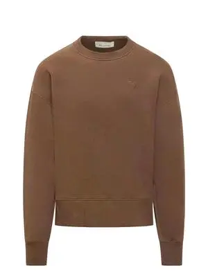 AMI Paris De Coeur Sweatshirt - Brown