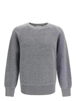 PIACENZA CASHMERE 1733 Virgin Wool Crew-neck Sweater - Grey