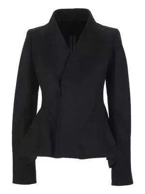 Rick Owens Moog Wrap Jacket - Black