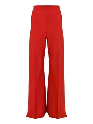 Carolina Herrera High-waisted Wide-leg Trousers - Red
