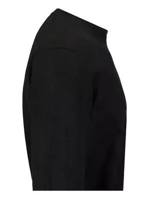 FILIPPO DE LAURENTIIS Crew Neck Long Sleeve Sweater - Black