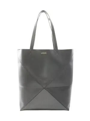 Loewe Loewe Puzzle Fold Tote Bag Grey