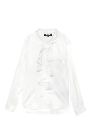 Comme Des Garçons Black Comme Des Garçons Three-Bow Shirt White