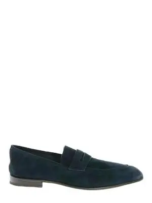 Zegna L'asola Suede Loafers - Blue