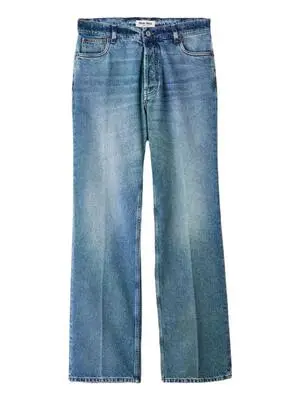 MIU MIU Miu Miu Washed Denim Boyfriend Jeans
