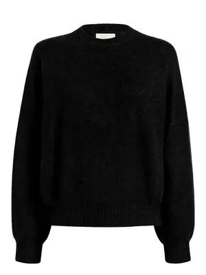 Khaite KHAITE Margaux Cashmere Crewneck Pullover Black