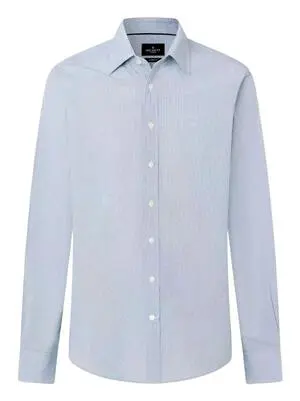 HACKETT LONDON Geometric-print Shirt - Blue