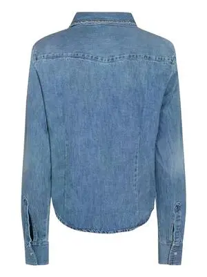 LOIS Studded Denim Shirt - Blue