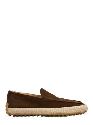 TOD'S Tod's Suede Loafers Brown