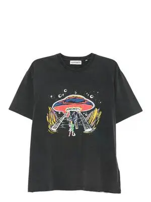 CARNE BOLLENTE Alien Affection Graphic-print T-shirt - Grey