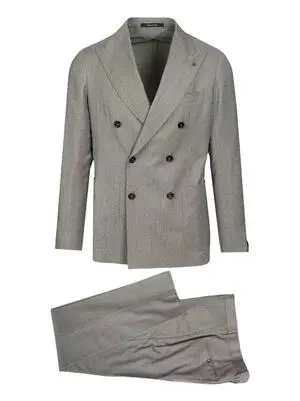 Tagliatore Montecarlo Double-breasted Suit - Grey