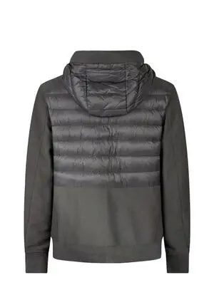 PARAJUMPERS Quilted Panelled Hooded Jacket - Grey