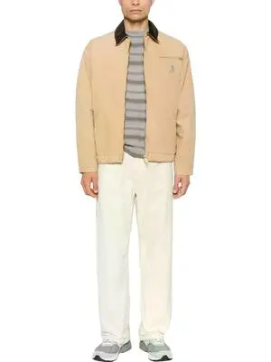 Carhartt Work In Progress Carhartt WIP Corduroy Collar Zip-Up Shirt Jacket Neutrals